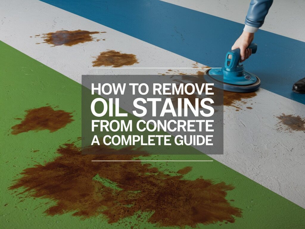 Remove Oil Stains from Concrete FAST